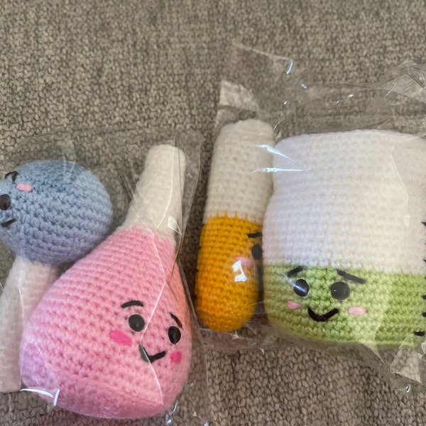 Chemistry Set Crochet. Crochet Pattern. Gift Plush Toys. Science ...