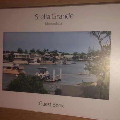 Personalised Holiday Home Guest Book, Holiday Home Visitor Book ...