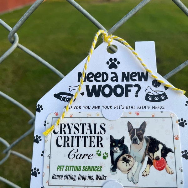 Need a New Woof? Pop by Gift Tags | Real Estate Agents | Dog Pop by ...