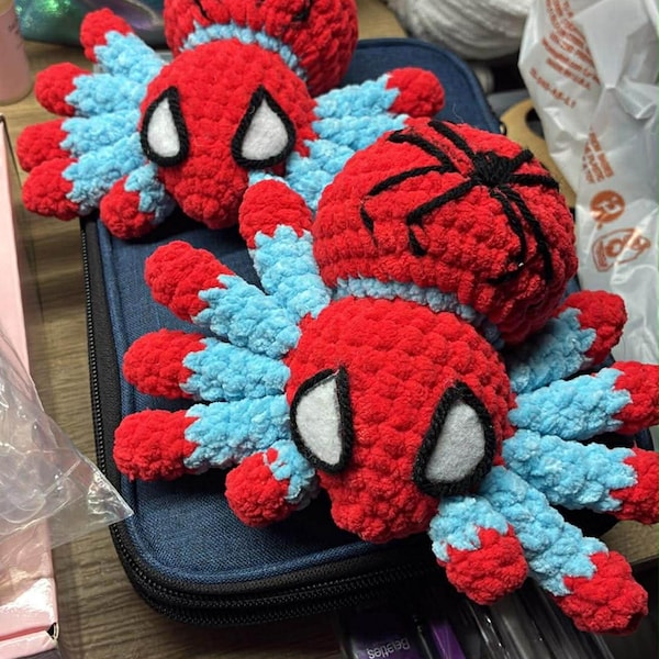 Spider-man Crochet Pattern: Realistic Spider, No Sew (US Terms) (PDF ...