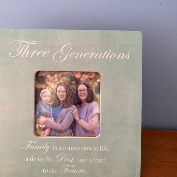 Three Generations Picture Frame, Three Generations, Four Generations ...