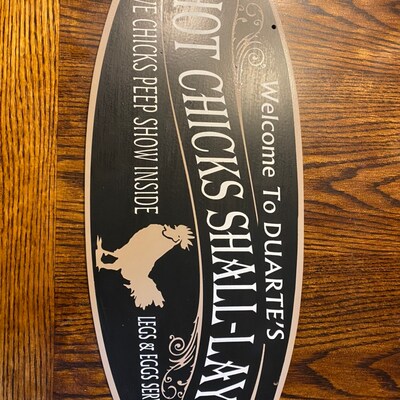 Personalized Chicken Farm Sign, Chicken Kitchen Decor, Chicken Sign for ...