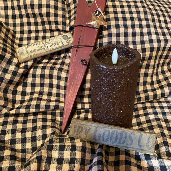 Primitive Heart Home Decor - Long Country-style Heart for Everyday ...