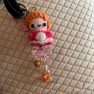 SET of 3 Amigurumi Crochet Keychain Three Little Bears actual Keychains ...