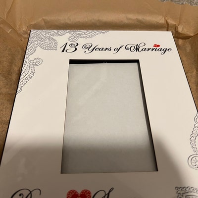 PERSONALIZE-14 Years Anniversary Picture Frame gift for 14th ...
