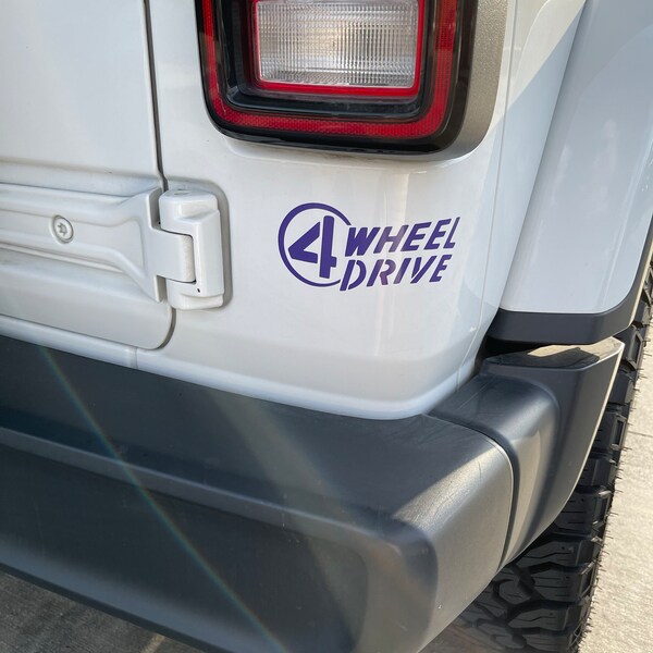 Willys 4 Wheel Drive Decal-jeep Wrangler Grand Cherokee Renegade ...