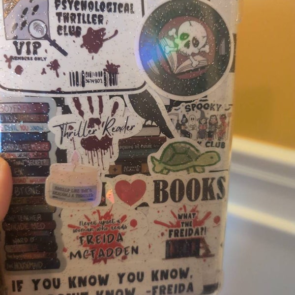 Cute Snoopy Miffy Peanuts Reading | Library Card Stickers - Glossy ...