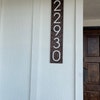 House Numbers, Address Sign, Vertical Outside Sign, Custom Address ...