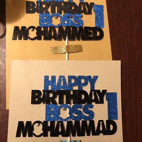 Boss Baby Cake Topper, Boy Boss Baby Cake Topper, Custom Boss Baby ...