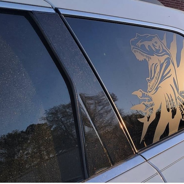 Fits 2020-2024 Jeep Gladiator Back Middle Window Mountain Tree Outdoor ...