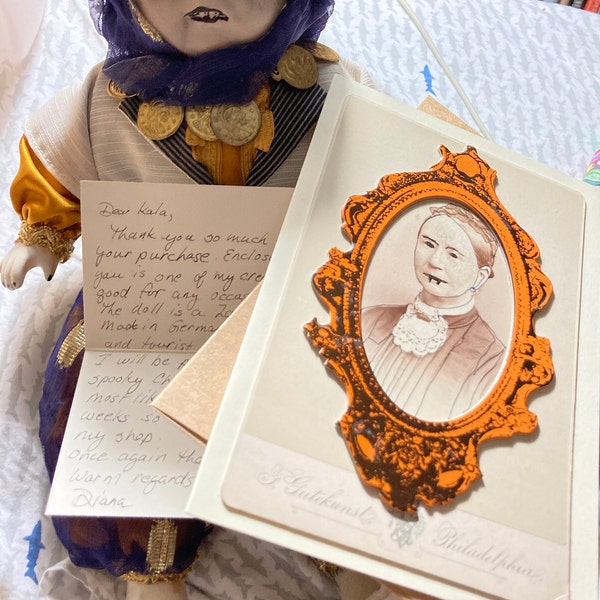 Creepy Art Doll, Haunted, Evil, Halloween, Spooky Gift, Vintage One of ...