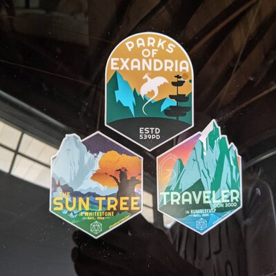 Parks of Exandria Logo Sticker - Etsy
