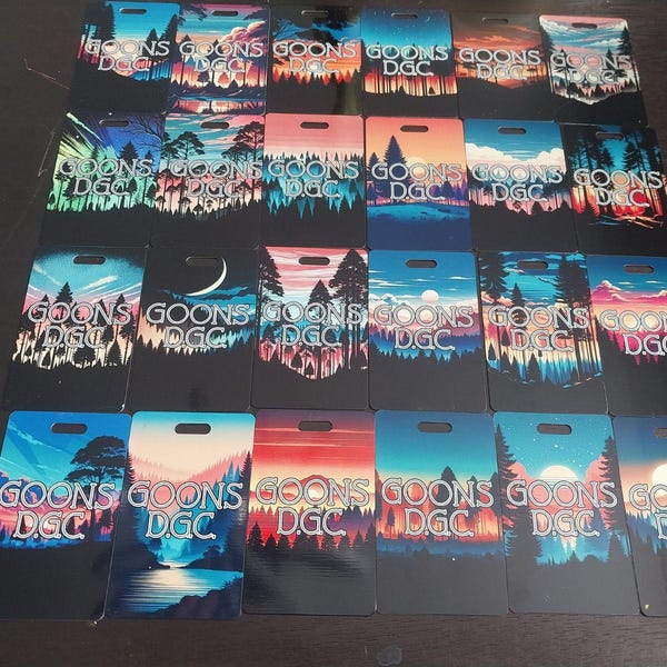 Disc Golf Bag Tags (set of 4) - Etsy