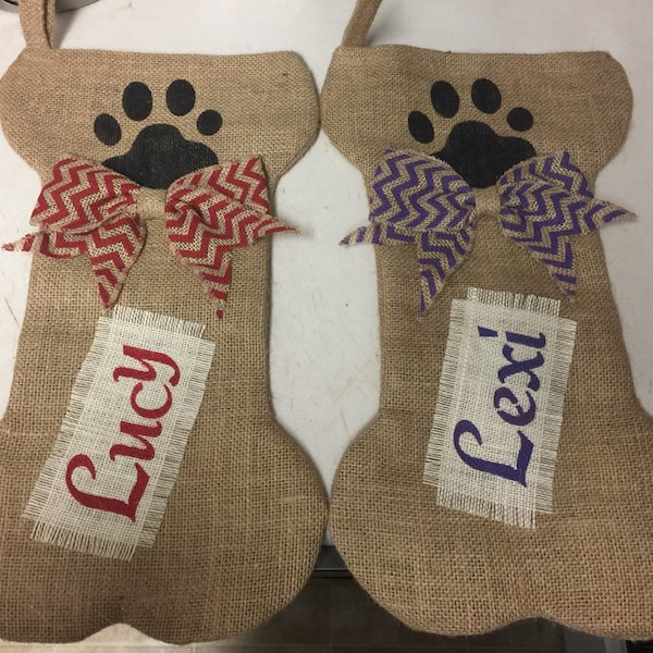 Burlap Stockings, Plain , Rustic Stockings Lined With White Muslin ...