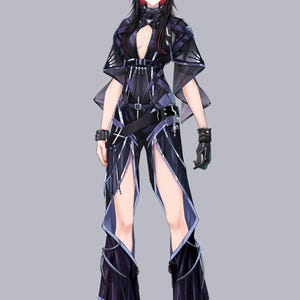 Custom Vtuber Model, Premium Commission, Character Design/cutting ...