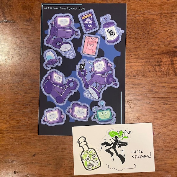 P03 Sticker Sheet — Inscryption - Etsy