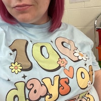 Fueled by Boba and Human Kindness Boyfriend Tee Rainbow Retro - Etsy