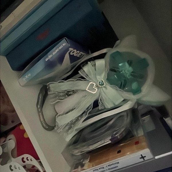 TXT Moabong Ver.1/2 Light Stick Cover | Ribbon Bow Decor | Kpop Concert ...