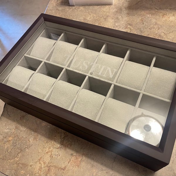 Sasha Petite 3 Tier Jewelry Box, Display Case for Bracelets Earrings ...