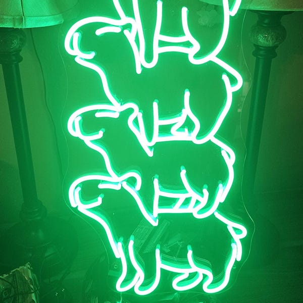 Goat Life Neon Sign, Goat Led Sign, Goat Life Led Light, Goat Life Neon ...