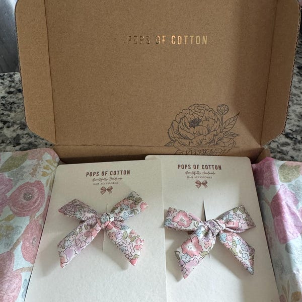 Mini Liberty Clips Bundle | Pack of 10 Hair Clips | Fully Lined Toddler ...