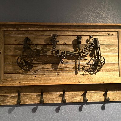 Rustic Dual Gun Rack W/ Ammo Storage Reclaimed Wood Gun Rack - Etsy