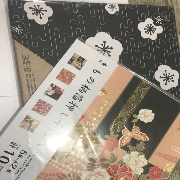 Origami Paper Sheets - Japanese Colors Tant Paper - 20 Sheets - Etsy