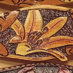 Leather Belt Tooling Pattern Western Scrollwork Design Pattern Download ...