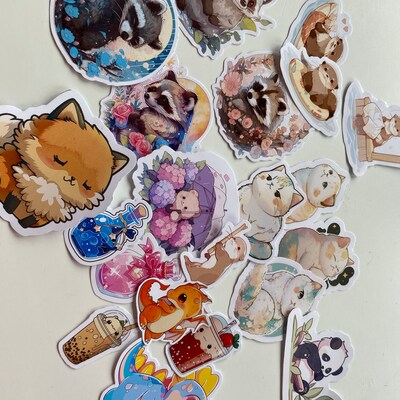 Cute Goldfish Stickersheet Fish Stickers Goldfish Stickers - Etsy