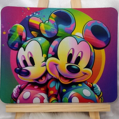 Mickey & Minnie Splash of Color, Cartoon Characters, PNG. Waterslide ...