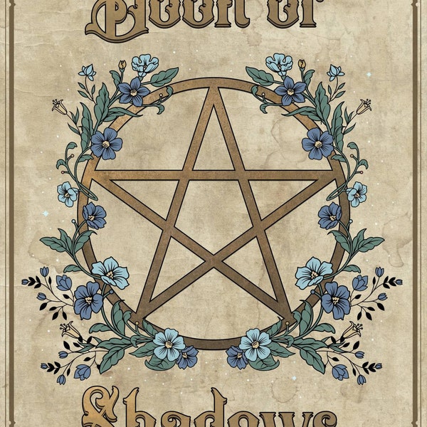 Pagan Wheel of the Year Poster Printable. Wicca Moon Calendar, Witch ...