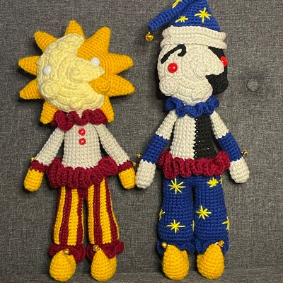 CROCHET PATTERN: Sun and Moon Dolls - Etsy