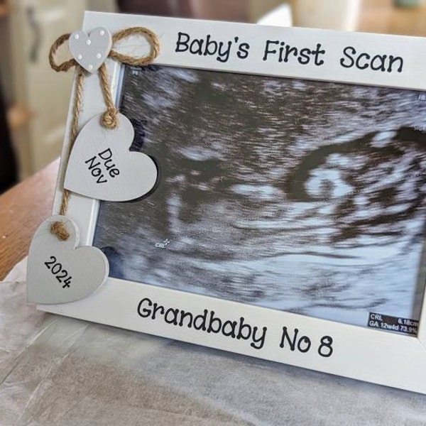 Personalised Baby First Scan Ultrasound Photo Frame New Parents ...