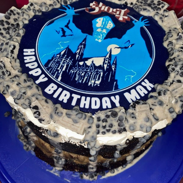 Heavy Metal Band Edible Cake Topper Maiden ACDC Manowar ... It"s Your ...