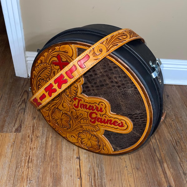 Custom Tooled Leather Rope Can - Etsy