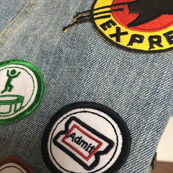 2" Movie Buff Merit Badge, Patch! Any Color Combo! Custom Made! - Etsy
