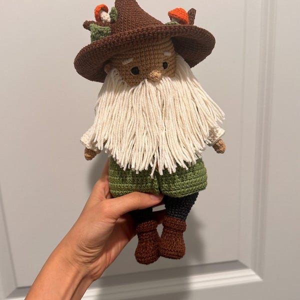 Amigurumi Cute Forest Spirit Doll Pattern, Old Man Toy PDF English ...