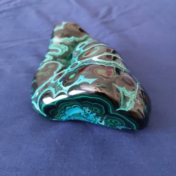 Extraordinary & Rare Arizona Gem Silica W/ Azurite Malachite ...