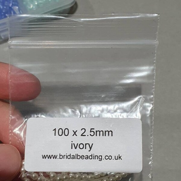 2mm Imitation Pearls, Small Pearls, Bridal Pearls, White Pearls, Ivory ...