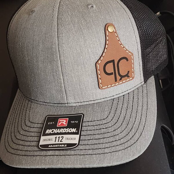 Customizable Cow Tag Hat | Adult Cattle Tag Cap | Richardson 112 or ...