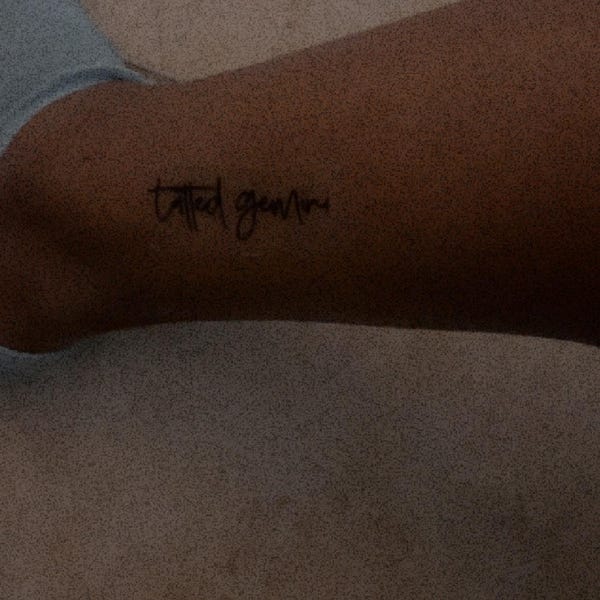 Custom Text Temporary Tattoo - Personalized Temporary Tattoo - Quote ...