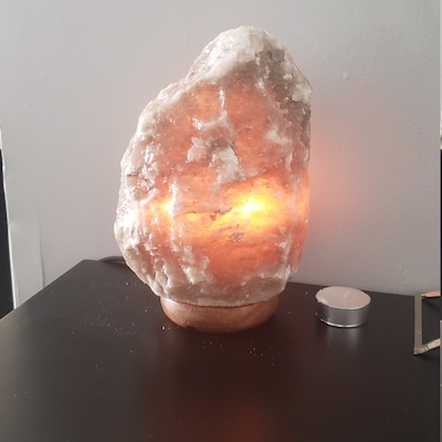 Original Himalayan Salt Rock Lamp 6-12 Lbs for Healing Made With 100% ...