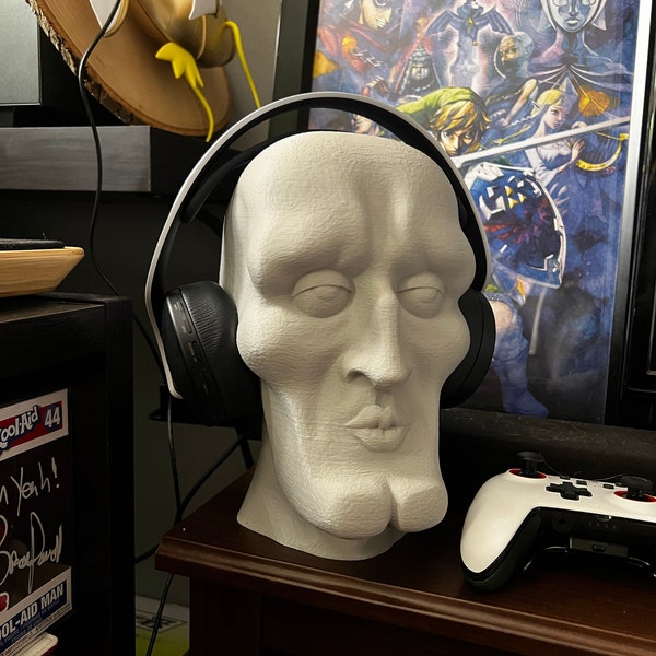 Handsome Squidward Headphone Stand | Gamer Headset Stand | Perfect ...