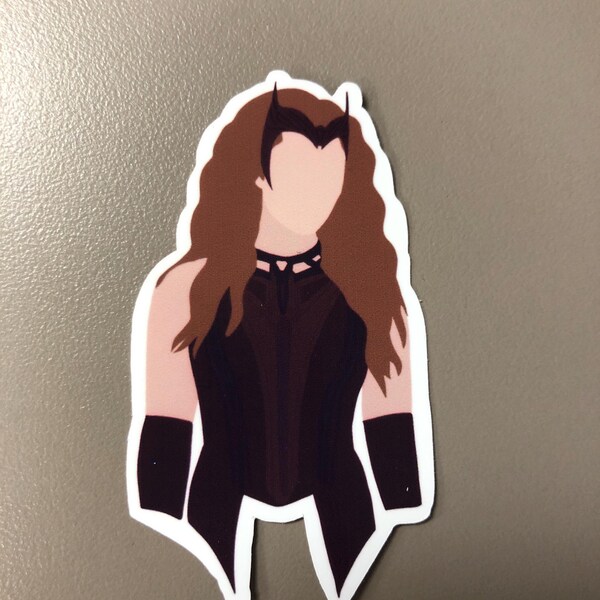 Scarlet Witch Wanda Maximoff Marvel Wandavision Sticker - Etsy Canada