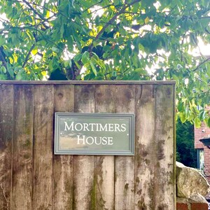 Custom Traditional Hand Painted Framed House Name Sign, Personalised - Etsy