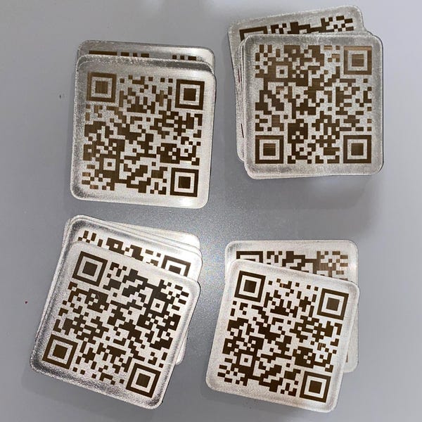QR Code Menu Sign, Wooden Qr Code, Custom Made QR Code Menu Sign, Scan ...