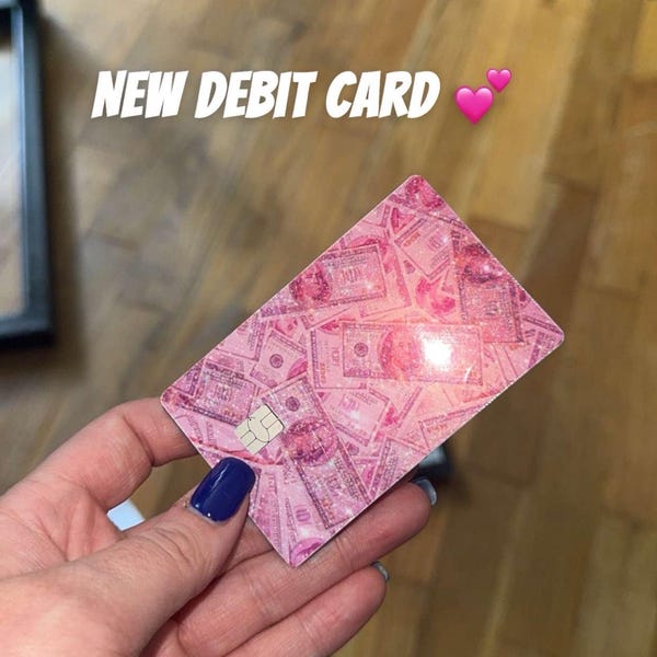 Cute Bank Card Sticker | Skins | Decal | Vinyl | Small Chip or No Chip ...
