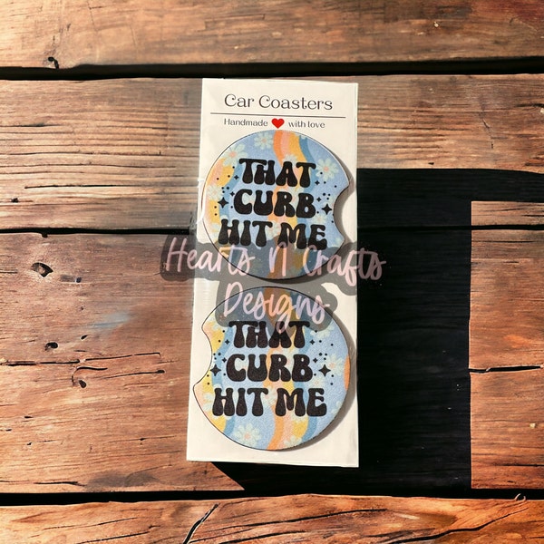 Funny Car Coaster PNG, Sarcastic Car Coaster Sublimation Design, Retro ...