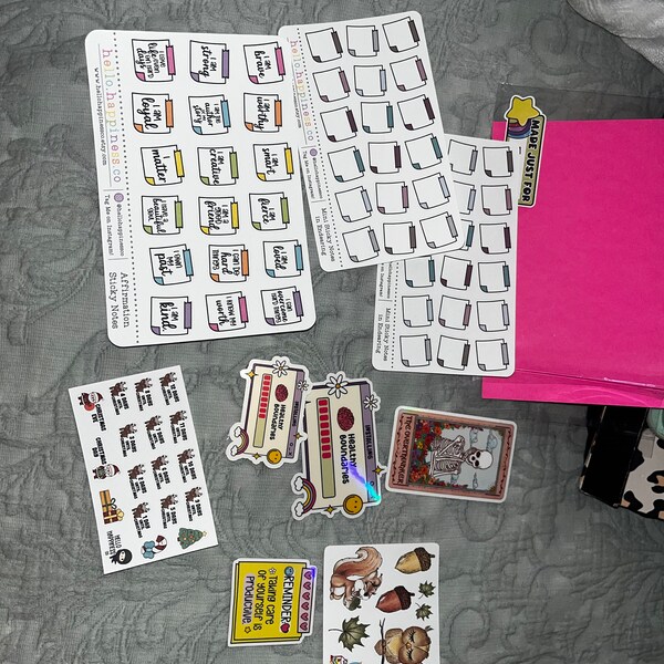 Mini Sticky Notes - Planner Stickers - Many Color Options - Etsy