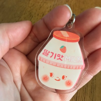 K-snack Claw Machine Shaker Keyring Korean Keychain, Charms, Kawaii ...